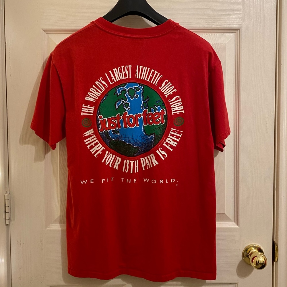 Vintage 90s Just For Feet Denver Colorado Employee Un… - Gem